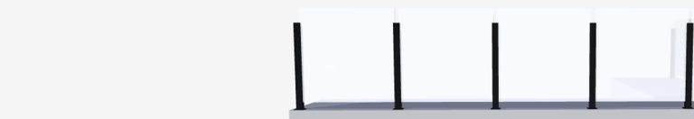 Standard Glass Railing System in Atlanta | Atlanta Railings